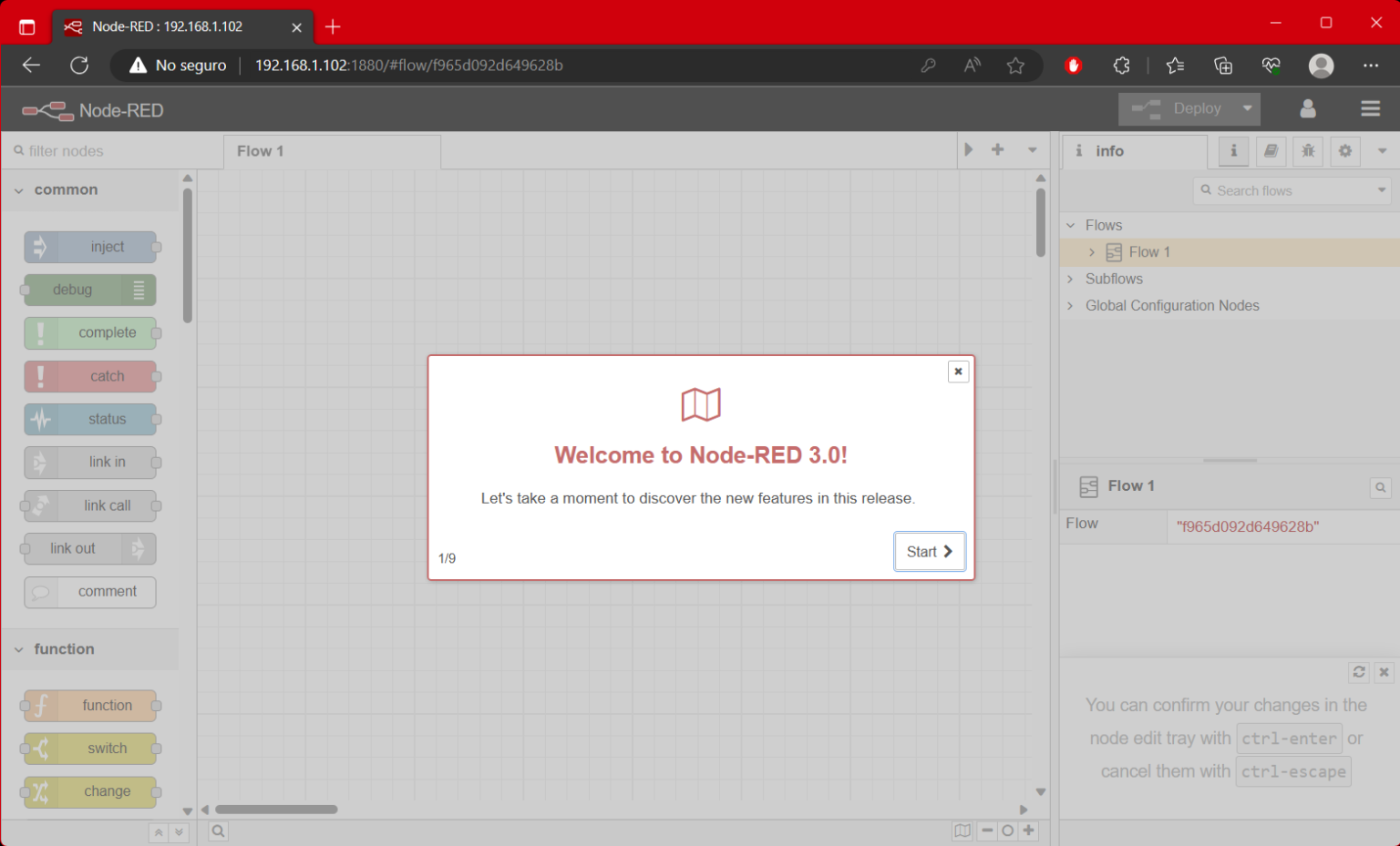 Node-RED en Raspberry Pi • HUE CAT INGENIERÍA ESPAÑA
